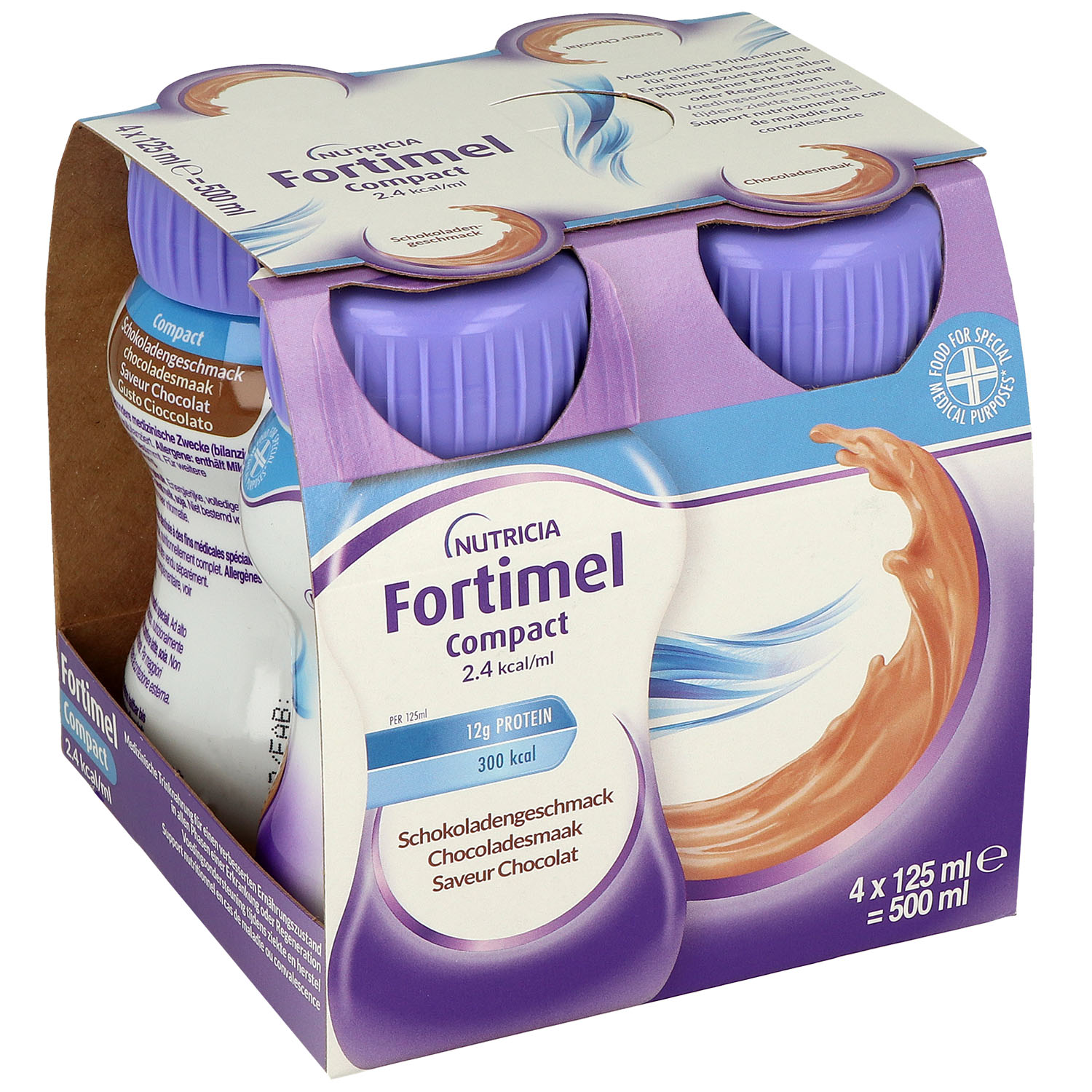 Fortimel Compact 2.4 kcal 8 x 4 x 125 ml Mischkarton | PZN 19829787