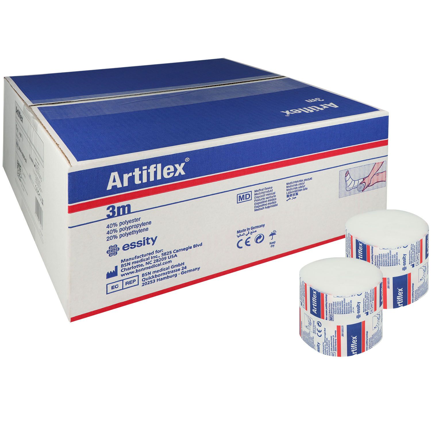 Leukosilk 2,5 cm x 9,2 m - 12 St. Fixierpflaster | PZN 04593681