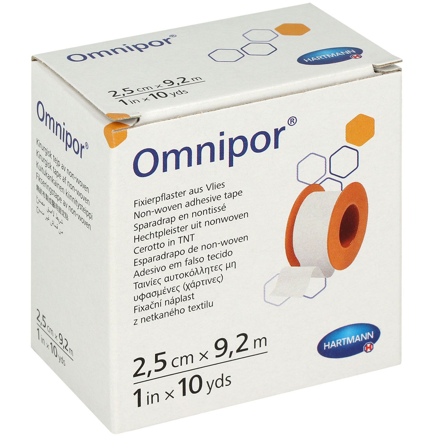 Omnipor Fixierpflaster Vlies 2.5 cm x 9.2 m - 1 St. | PZN 11163432