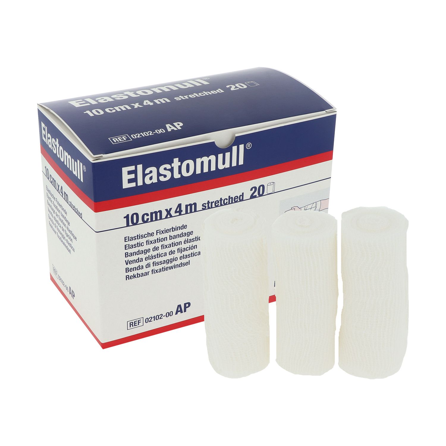Elastomull 4 m x 10 cm Fixierbinde ( 20 St.) | PZN 03486210