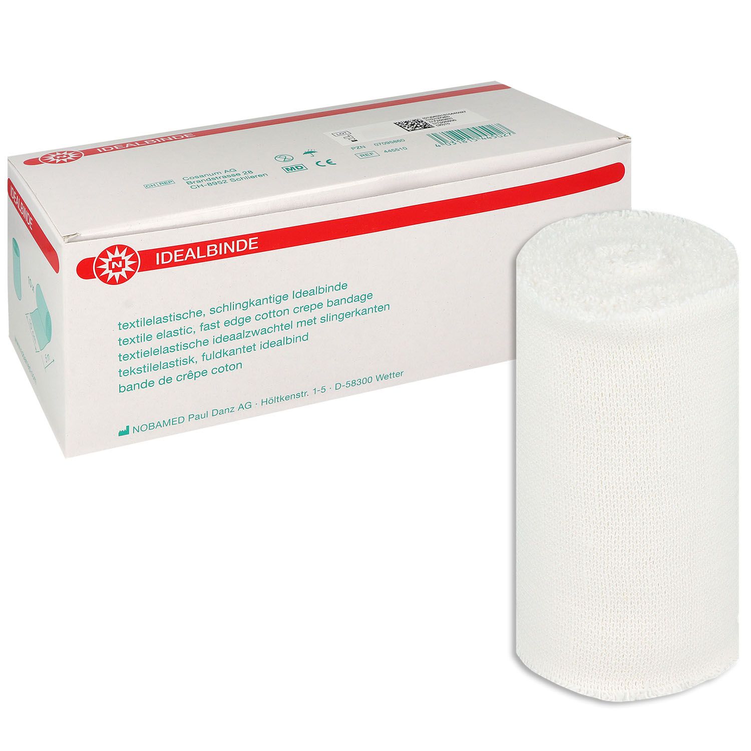 Nobatex elastische Mullbinde 10 cm x 4 m - 20 St. | PZN 07094978