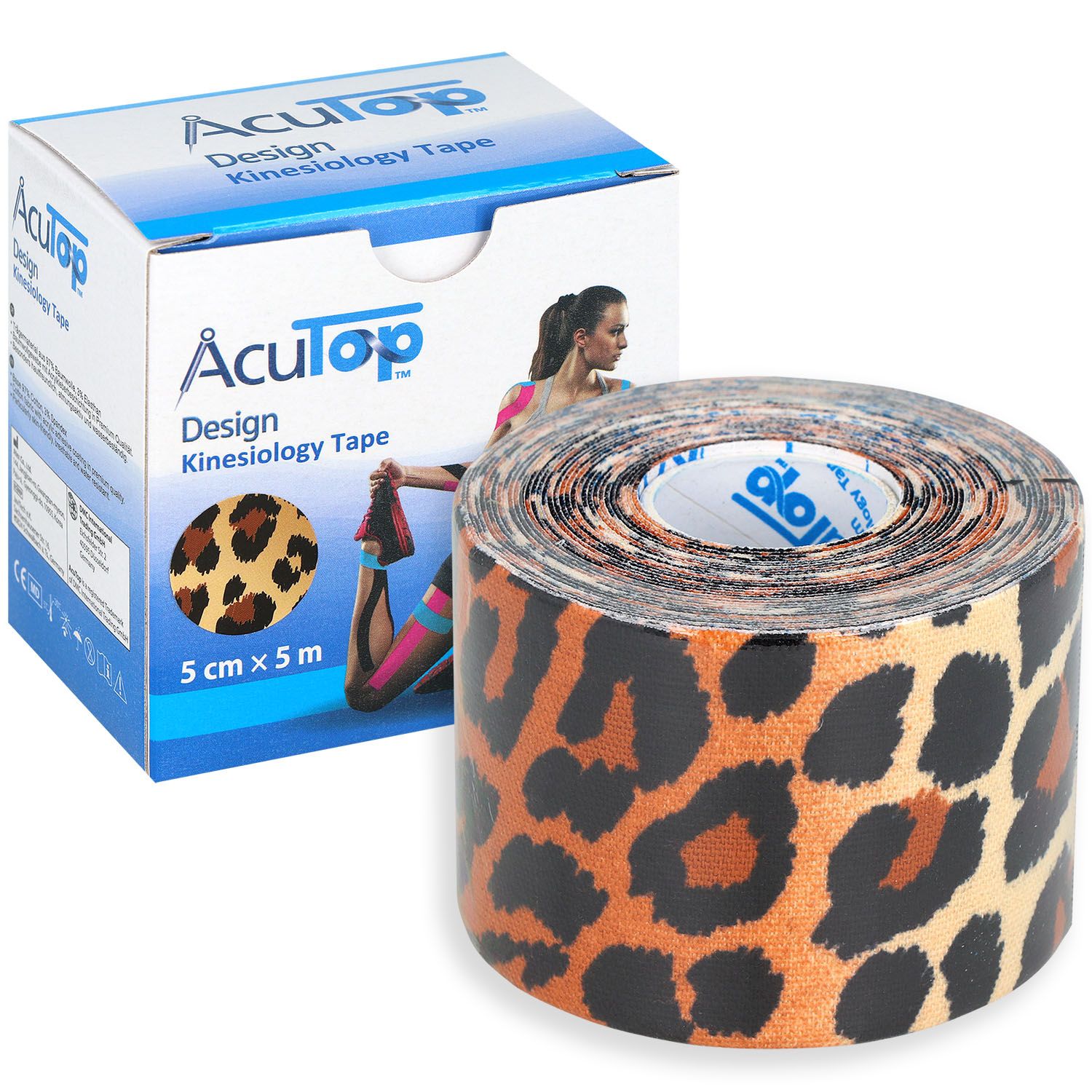 AcuTop Design Tape ️ 5 cm x 5 m - Leopard