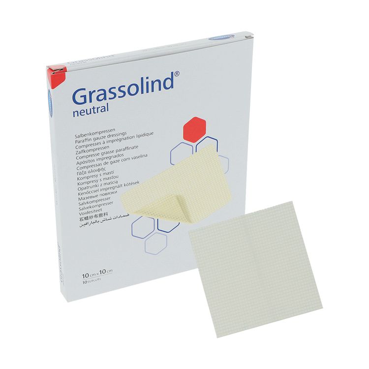 Grassolind® neutral 10 x 10 cm (10 Stück) | PZN 03245630