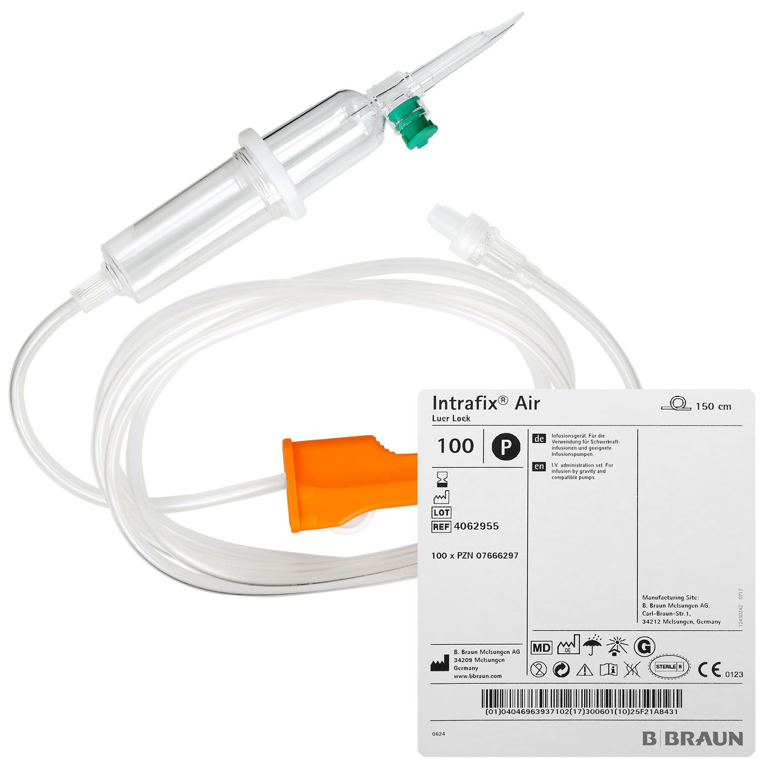 INTRAFIX Air P 150 cm Luer Lock | PZN 07666297