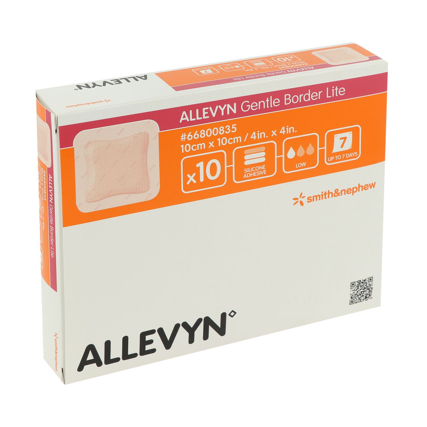 ALLEVYN Gentle Border Lite 10 x 10 cm (10 St.) | PZN 09431227