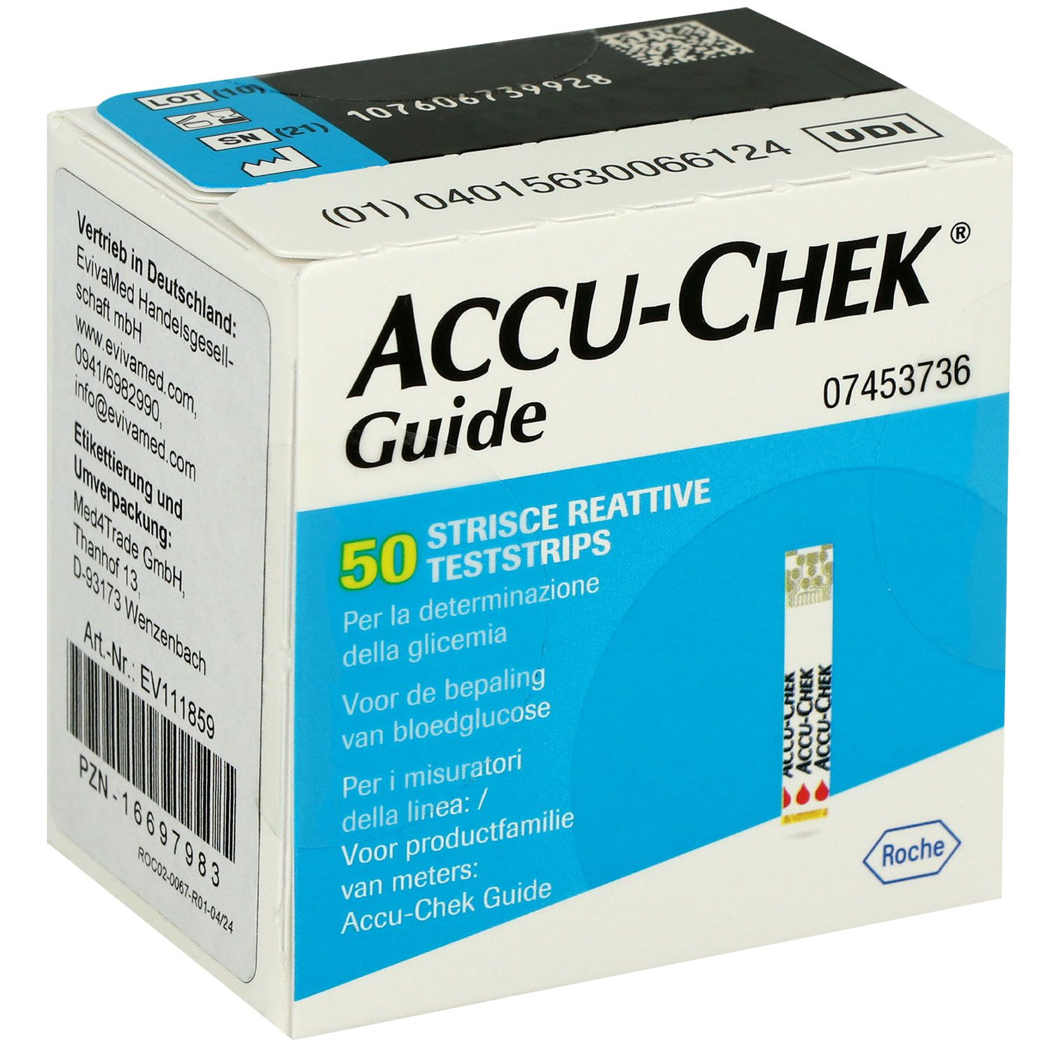 Accu-Chek Instant Teststreifen, 50 Stück | 18107 | PZN 17165892