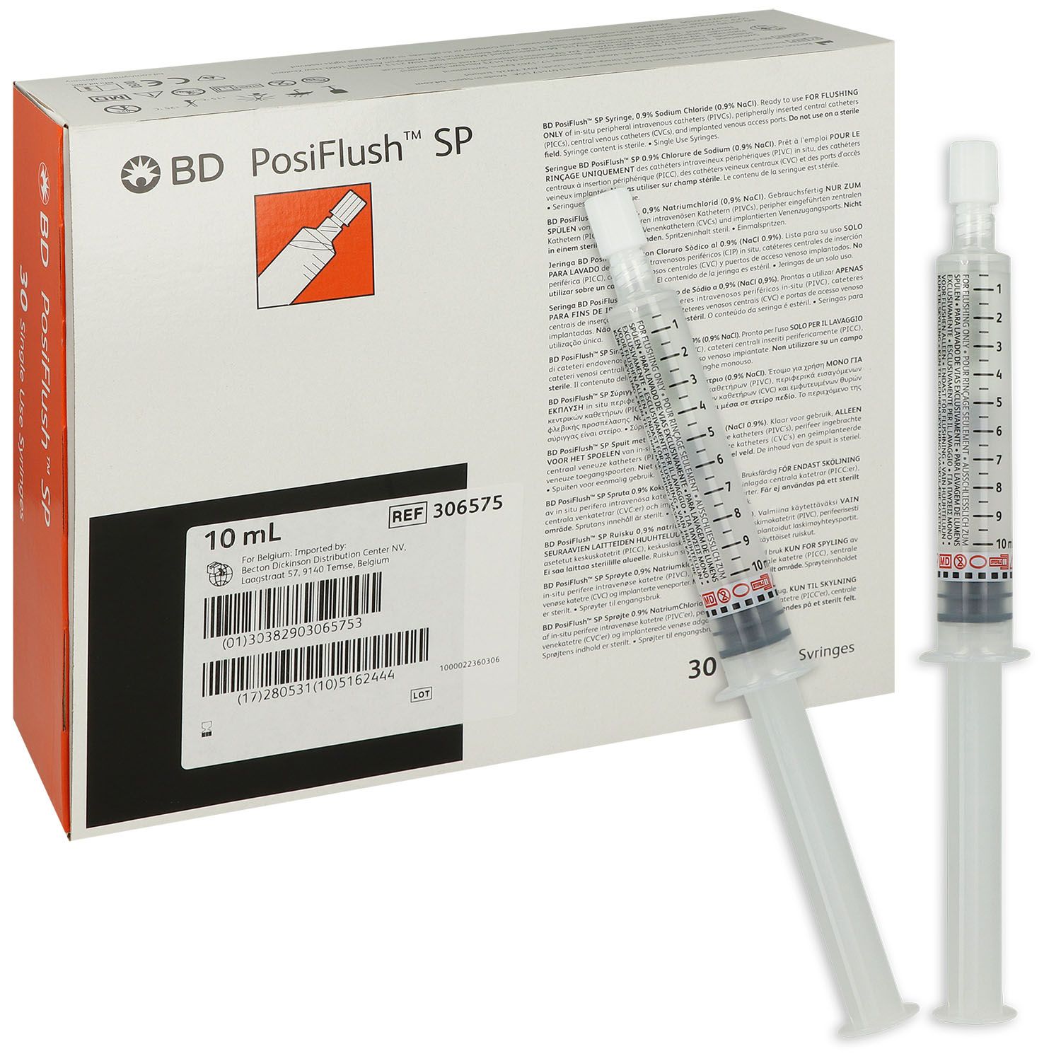 BD PosiFlush SP Spülsystem Fertigspritzen NaCl 0,9 % | 10 ml - 30 St ...