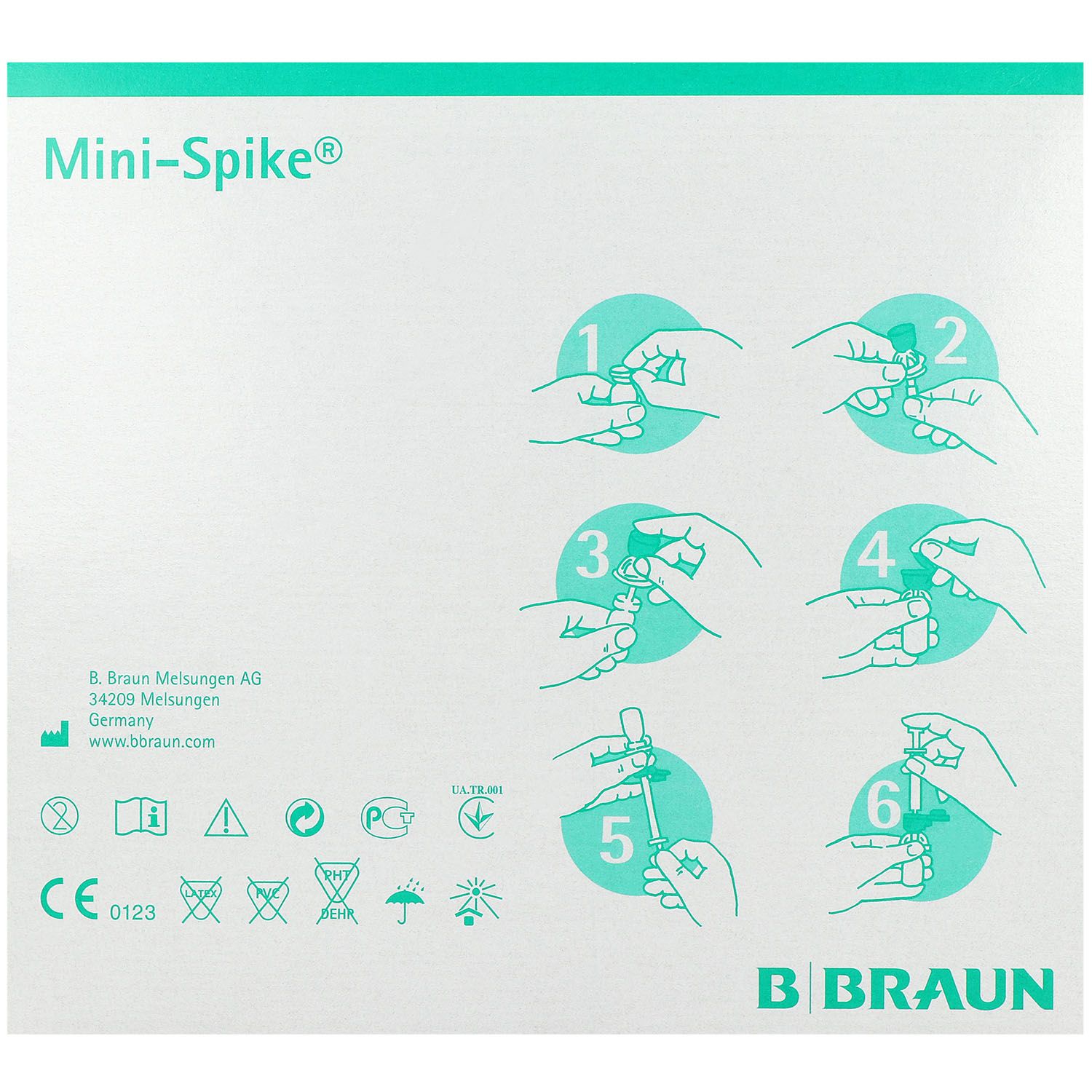 Mini-Spike® Plus ️ Entnahme- und Zuspritzspike | PZN 07423488
