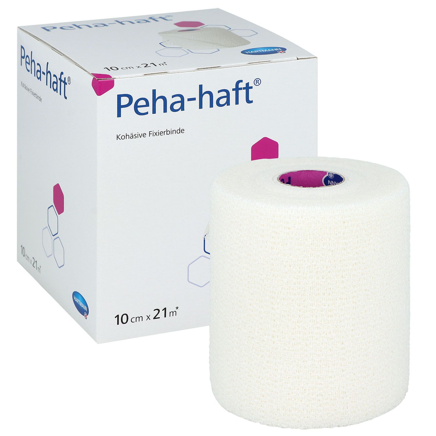 Peha-haft Fixierbinde weiß latexfrei